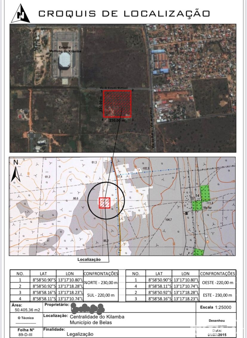 Terreno em Kilamba - Angocasa