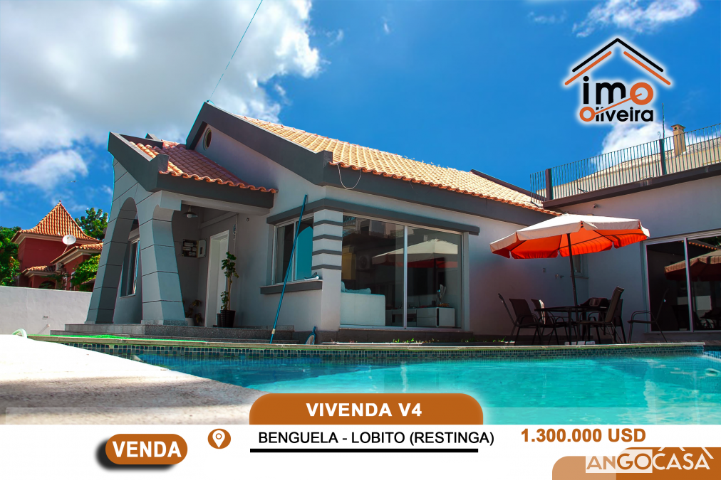 Vivenda V4 no Benguela Lobito (Restinga) - Angocasa