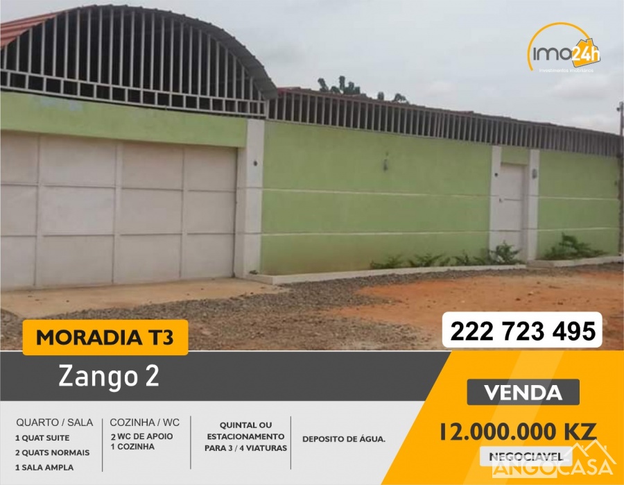 Vivenda V3 em Zango II - Angocasa